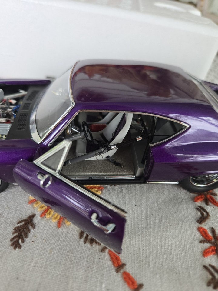 Danbury mint 1 24 1968 Chevelle Pro Stock Street Purple Original Box | eBay