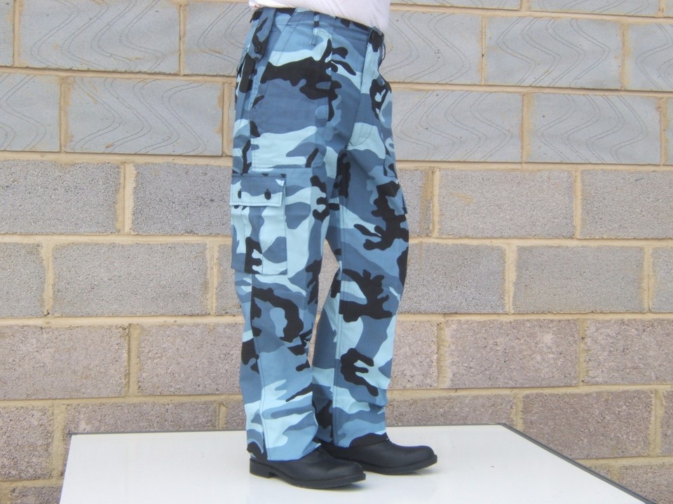 Combat Trouser US Army Military M65 Style Camo Cargo BDU SAS Ranger ...