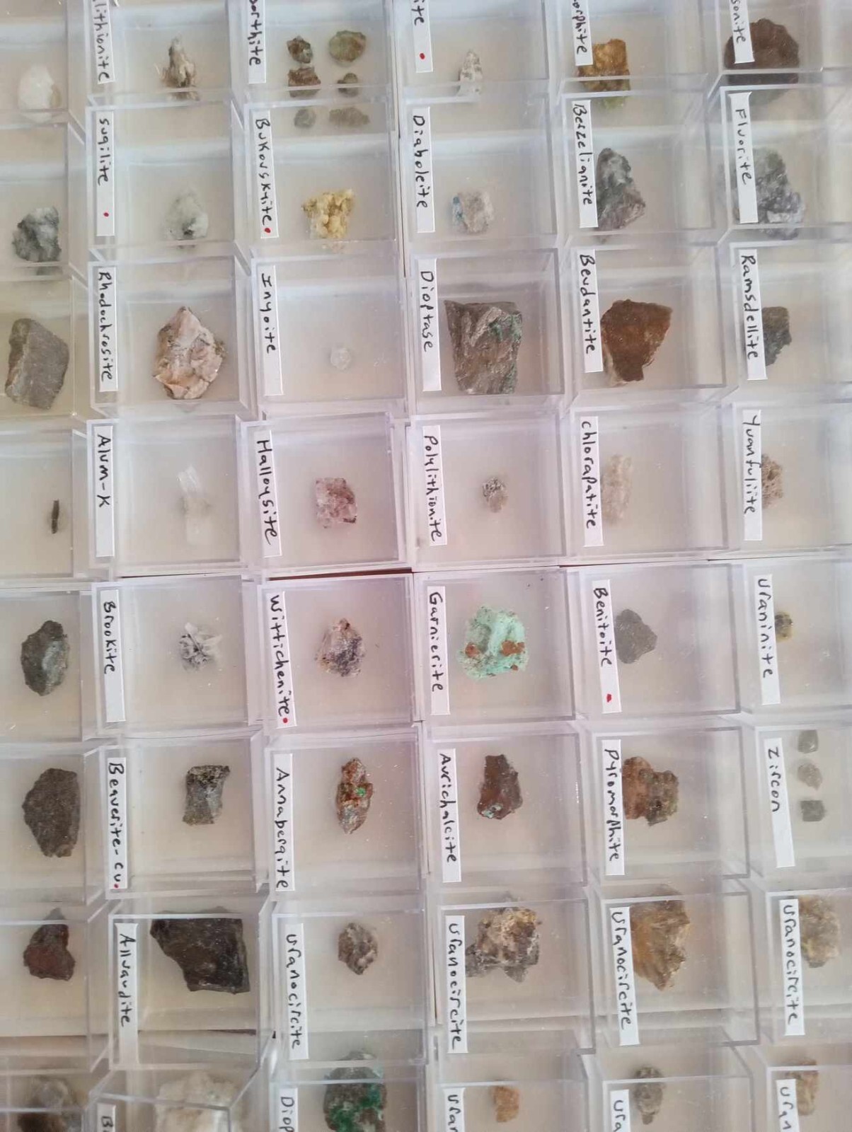 50 piece Bulk Wholesale Micromount Thumbnail Mineral Specimens | eBay