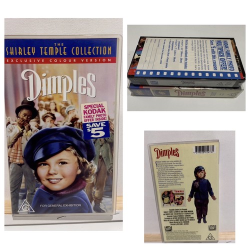 "DIMPLES" SHIRLEY TEMPLE CLASSIC ~ RARE VHS VIDEO (New & Sealed) | eBay