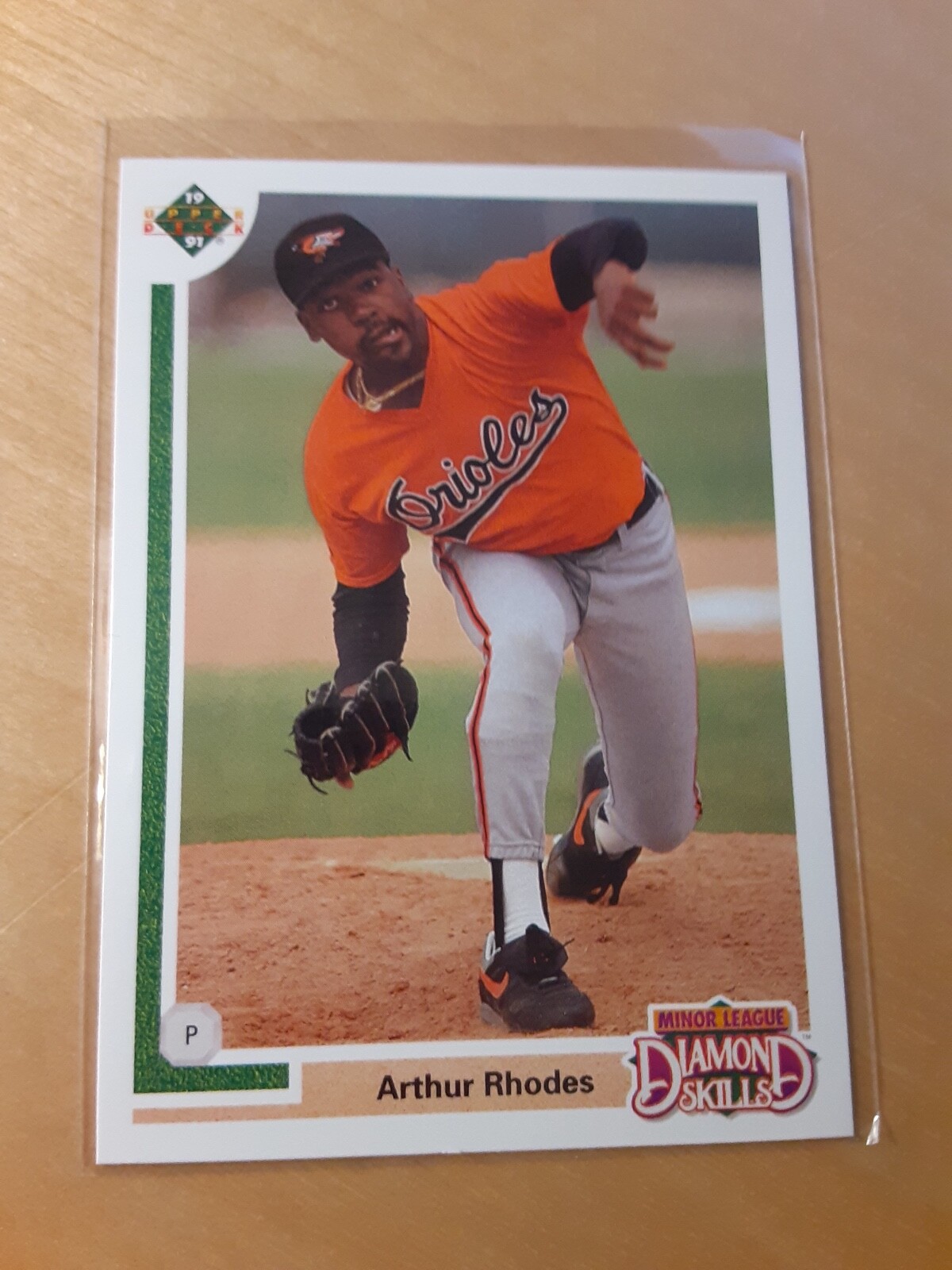 1991 Upper Deck Final Edition #13F ARTHUR RHODES Baltimore Orioles ...