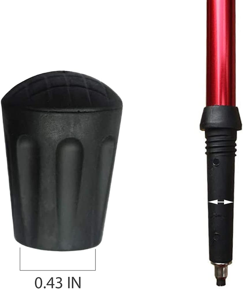 6Pcs Hiking Pole Tips Hiking Cane - Trekking Pole Tips for Walking ...