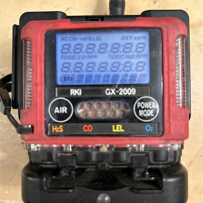 RKI Instruments Gx-2009 4 Gas Monitor (lel O2 H2s Co) Turns On Untested ...