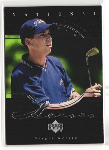 SERGIO GARCIA 2001 UPPER DECK NATIONAL HEROES GOLF CARD # NH10 | eBay