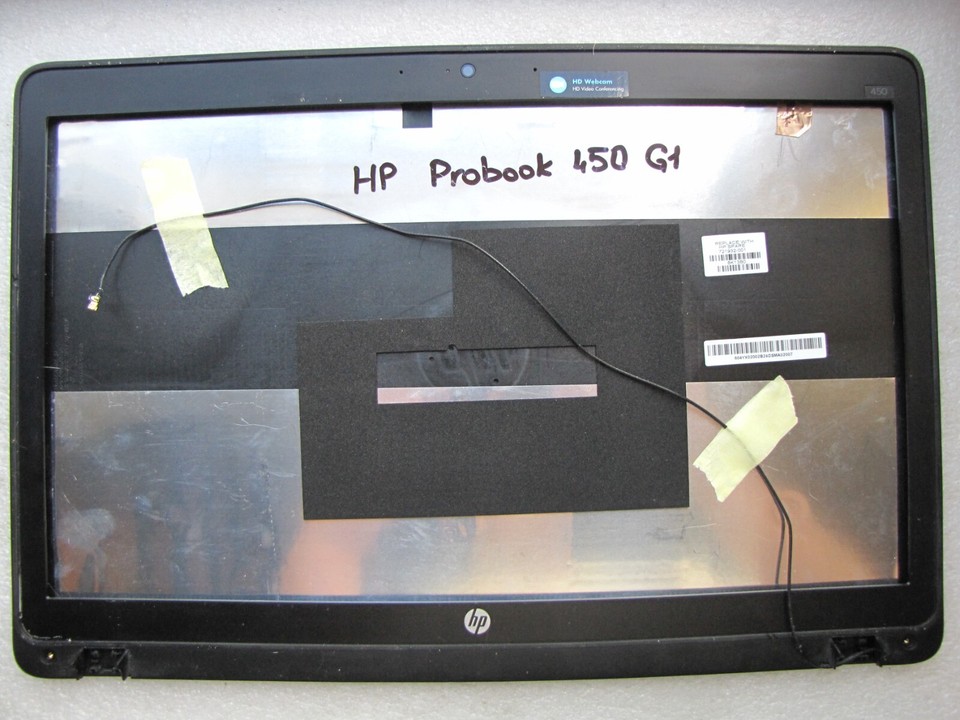 HP ProBook 450 G1 housing top part (rear lid+screen bezel) (HP P/N ...