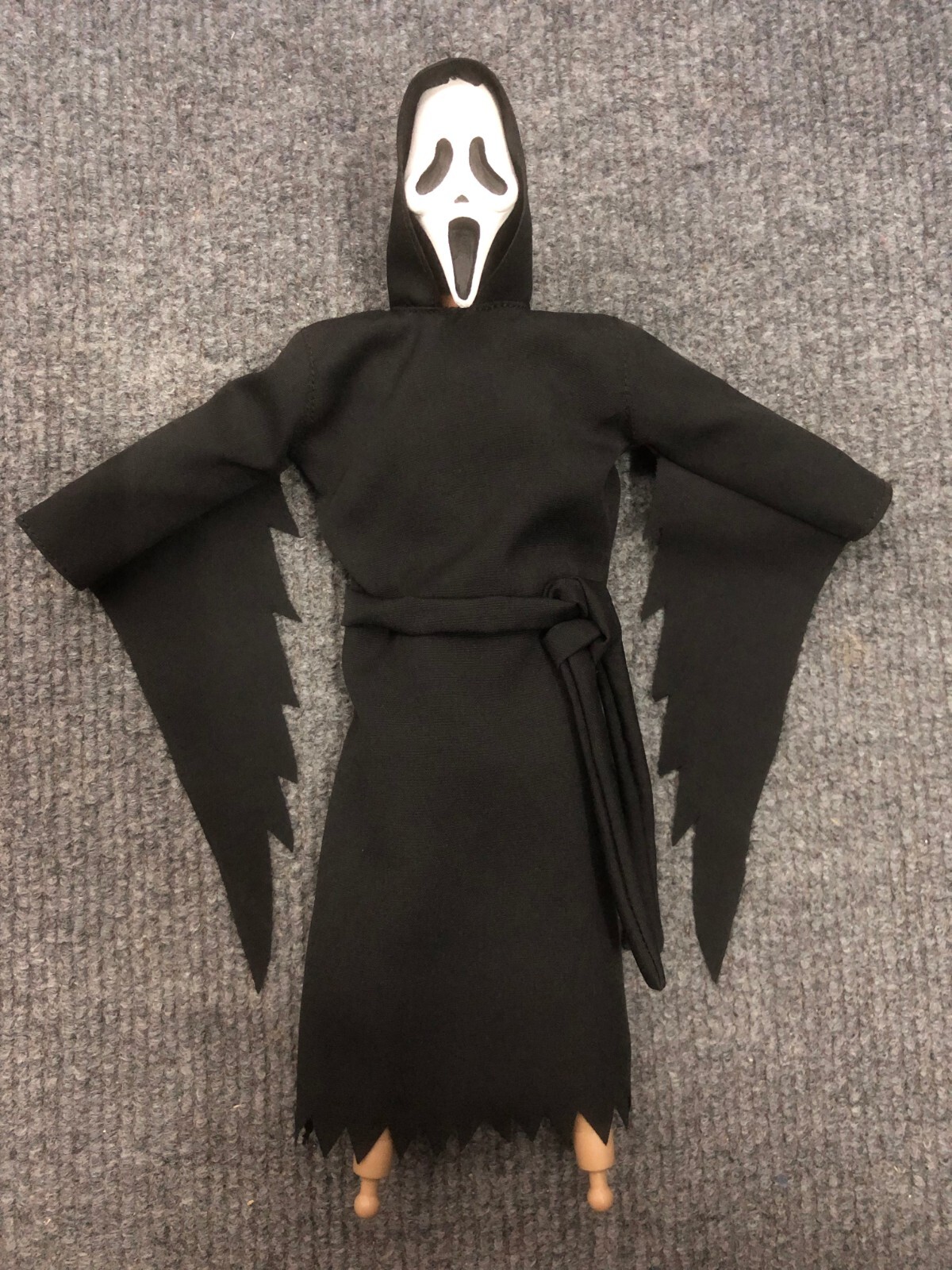 1/6 Custom Scream Ghostface Head Mask coverall suit for Action Figure ...