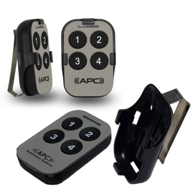 3 Pack APC Remote Control with 4 Buttons (Grey) - Supplied with Sun ...