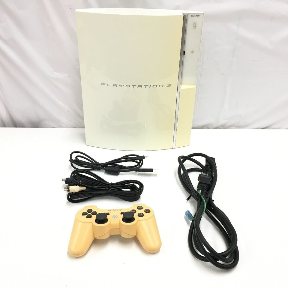 PLAYSTATION 3 PS3 (80GB) Ceramic White PS3 SONY Japan game Console SONY ...