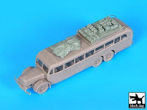 Black Dog 1/72 Vomag Omnibus 7 or 660 German Bus WWII Accessories ...