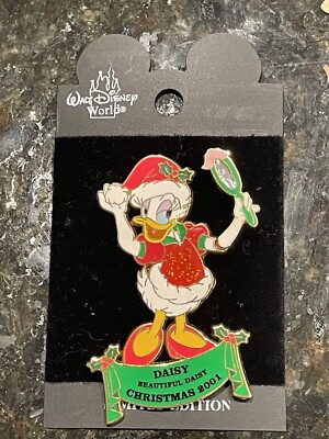 Disney Daisy Christmas 2001 Mirror Pin | eBay