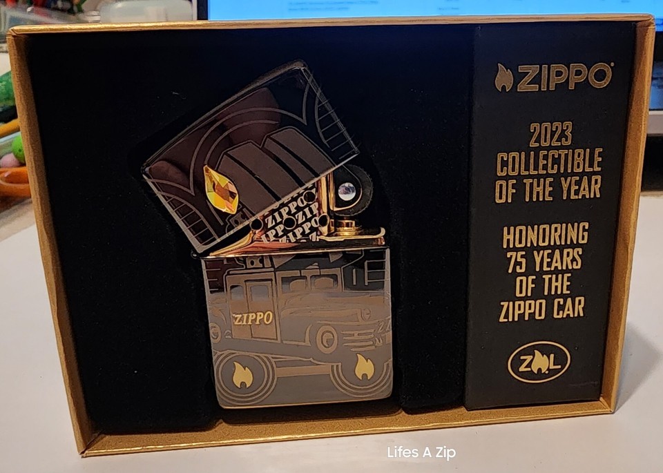 Zippo 48691 Car 75th Anniversary 2023 Collectible of the Year Armor NEW ...