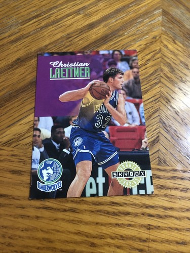 1992 SkyBox #369 Christian Laettner Minnesota Timberwolves Rookie RC ...