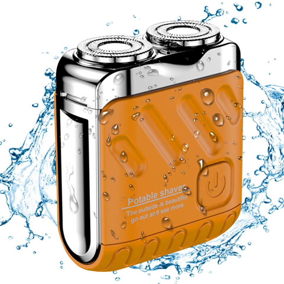 Double Ring Pocket travel Shaver Mini Men Shaver Portable Beard Razor ...