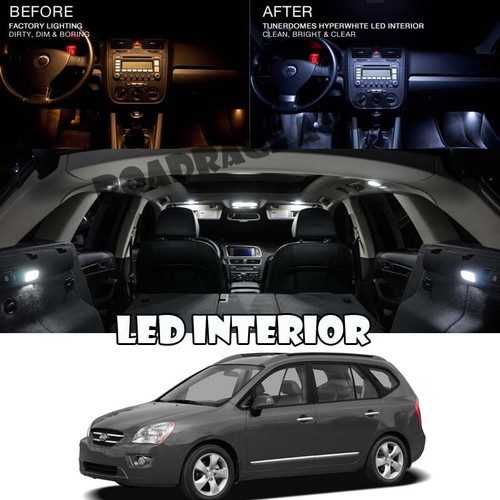 For 07-10 Kia Rondo LED Xenon Interior Light Bulb White Package Kit ...