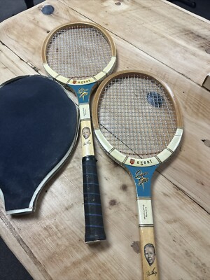 Lot of 2 Vtg Tennis Rackets: Regent Don Budge" One Cover 2C | eBay