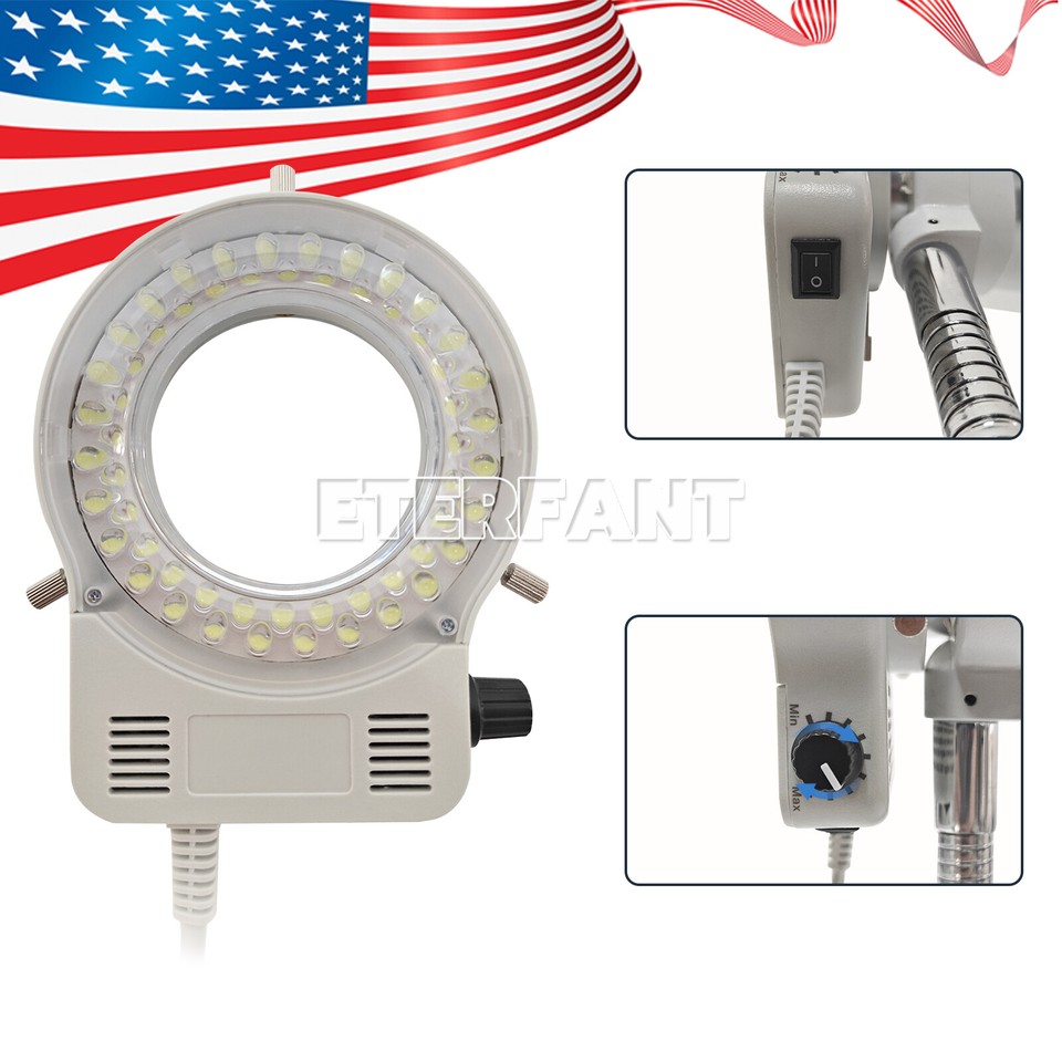 10X360° Binocular/7X-45X Trinocular Adjustable Stereo Microscope for ...