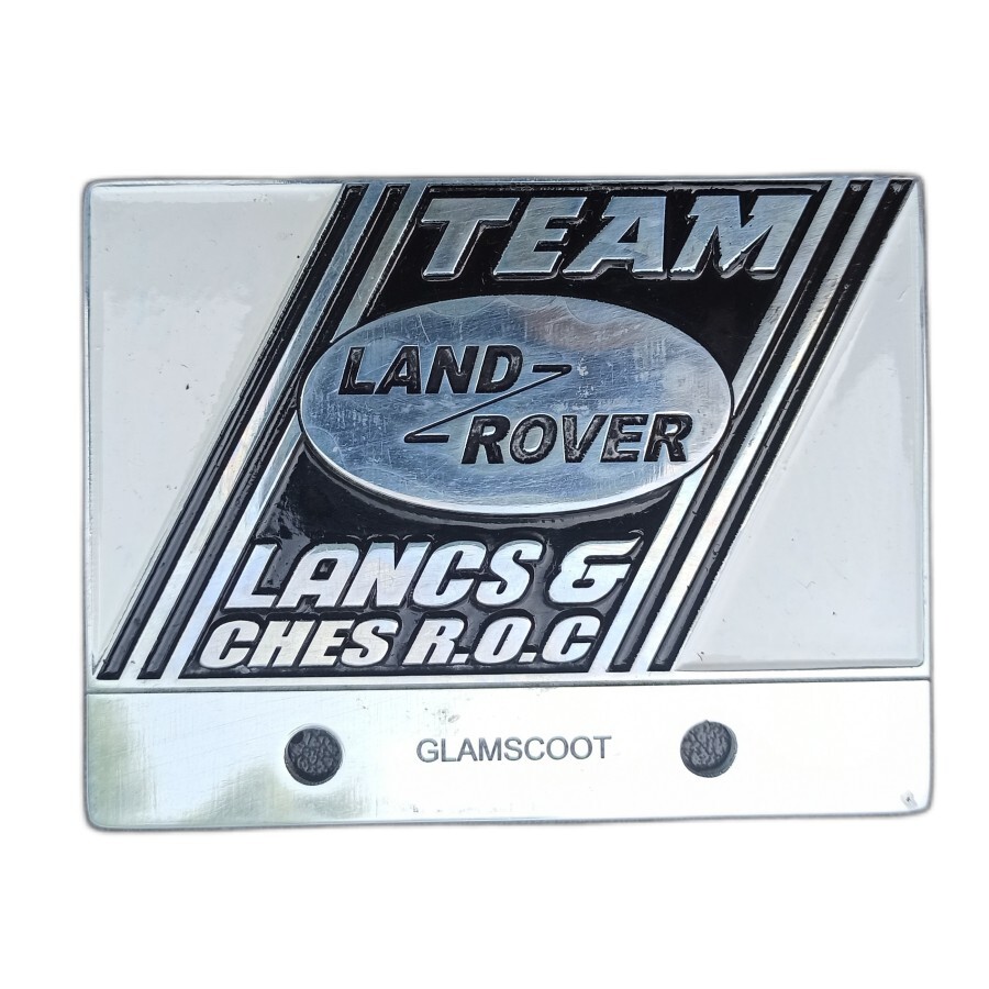 VINTAGE LAND ROVER CAR badge DEFENDER FOR SALE TEAM CLASSIC series 1 2 ...