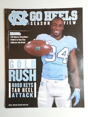 Go Heels 2016 Season Preview Elijah Hood Keys Tar Heel Attack | eBay