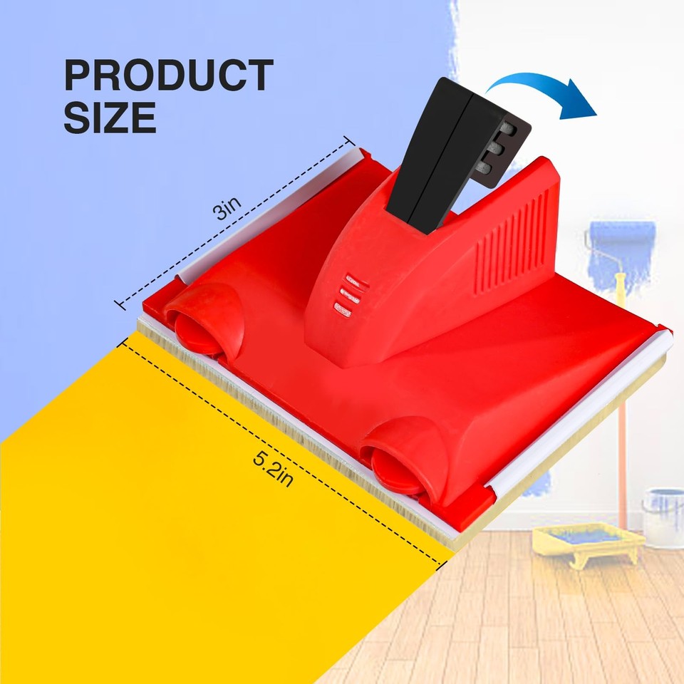Upgrade Paint Edger Tool for Walls - Clean Cut Edge Painting Tool ...