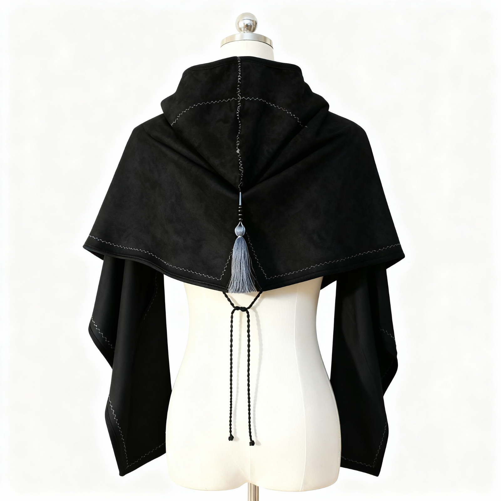 Traditional Georgian Khabalakhi Hood Scarf | Folk Chokha Accessory with ...