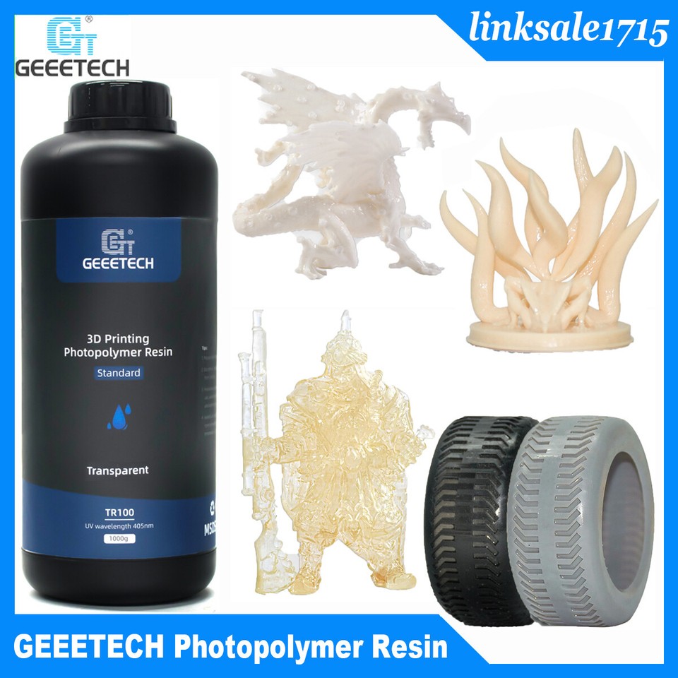 Geetech PLA/TPU/PETG/HS-PLA/TPU/Résine Consommable 1KG 1.75mm pour ...