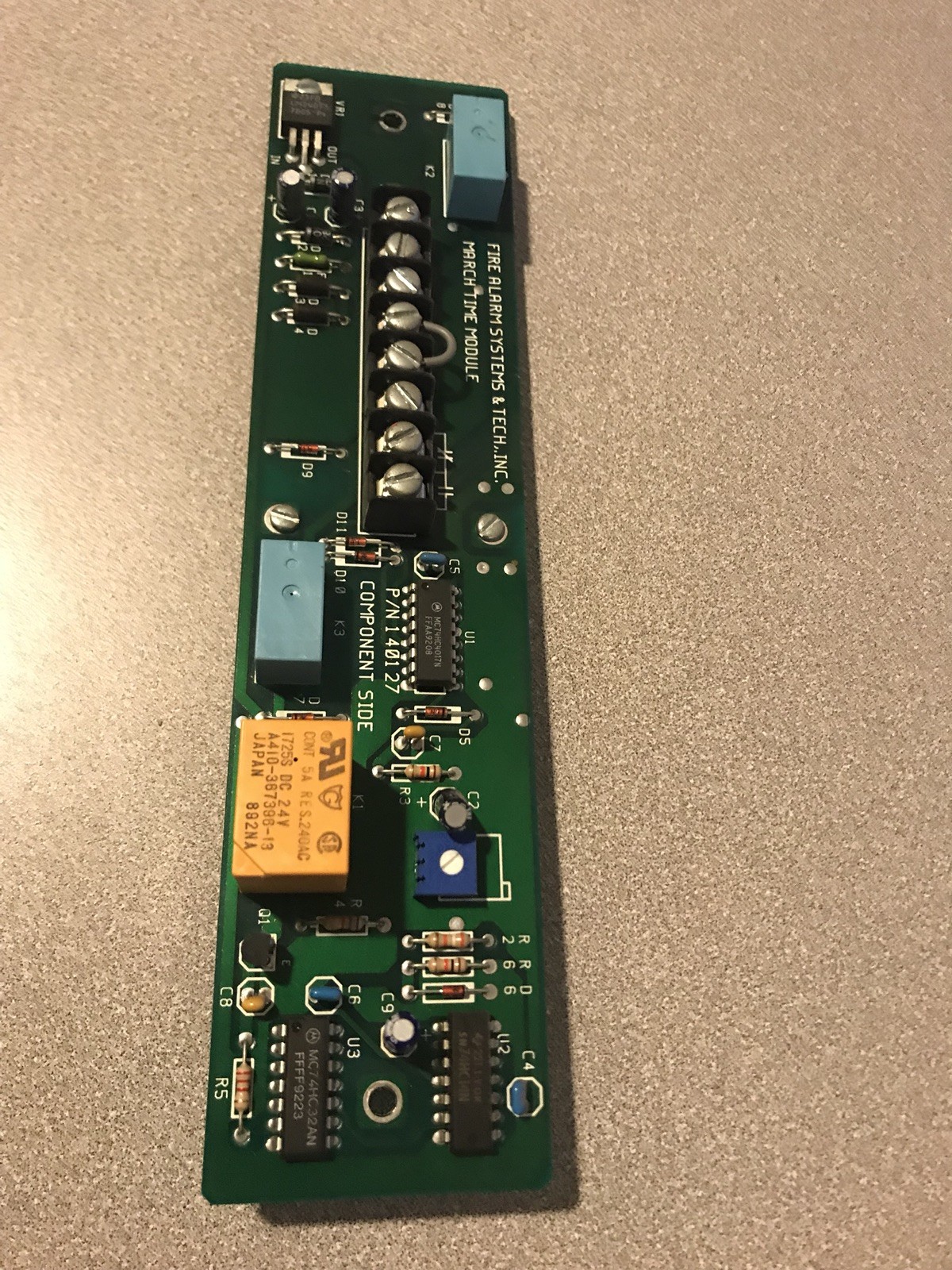 EDWARDS EST 140127 IRC IRC3 FIRE ALARM March Time Module | eBay