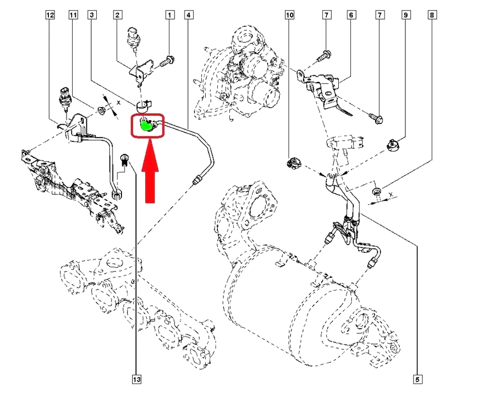 Temperature Sensor Hose for Fiat Talento Bus Box 1.6 D 6261400200 | eBay UK