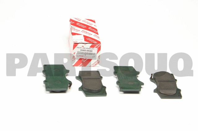 044650K580 Genuine Toyota Pad Kit Disc Brake 04465-0k580 for sale ...