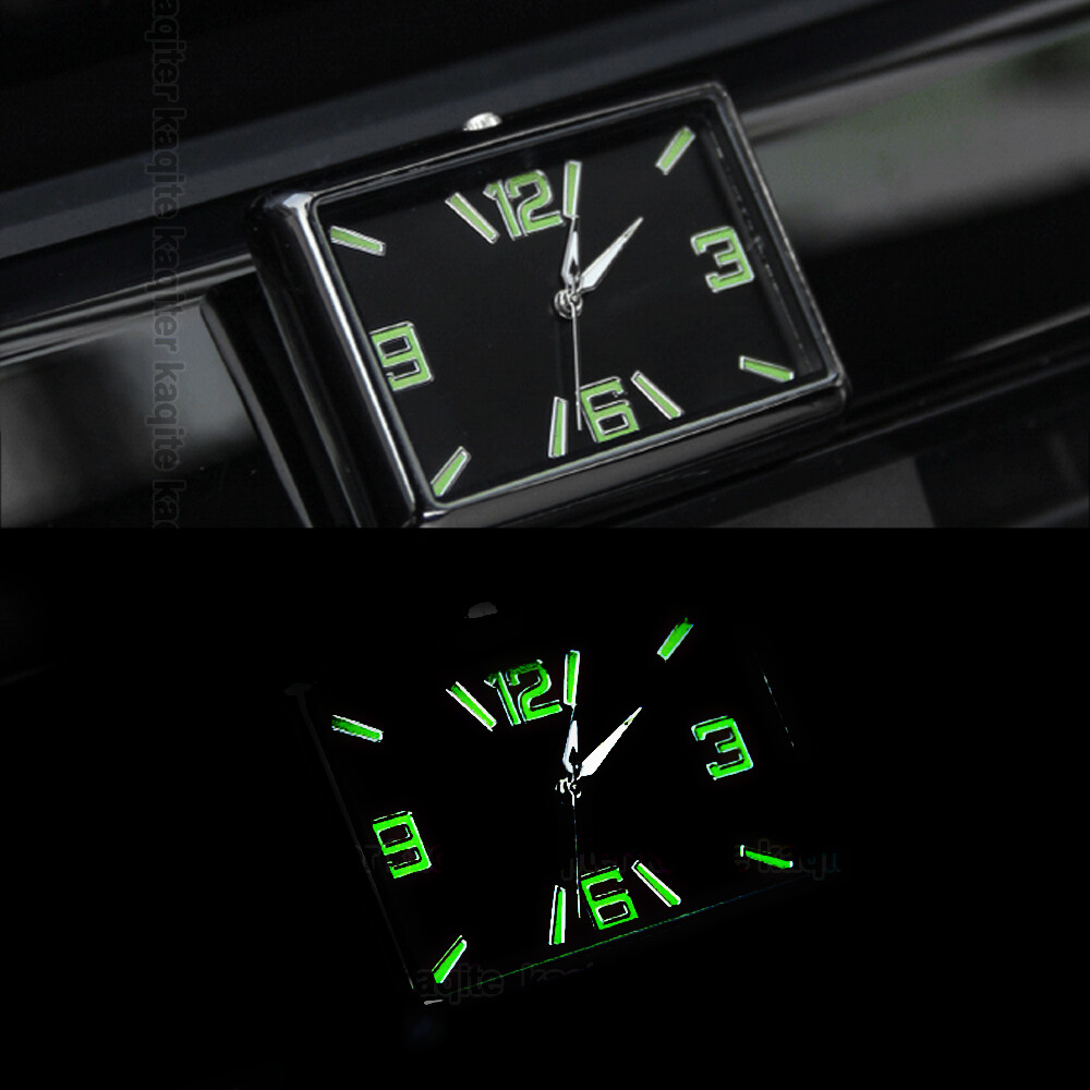 Mini In-Car Dashboard Clock Stick-On Watch Accessories For Boat Truck ...