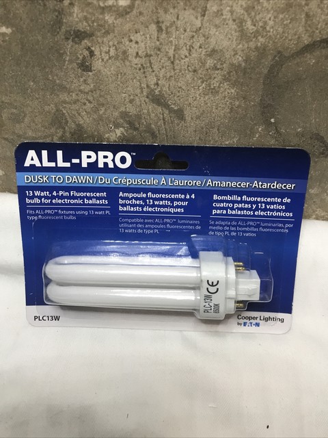 Cooper Lighting 13w WHT 4 Pin CFL Bulb PLC13W for sale online | eBay