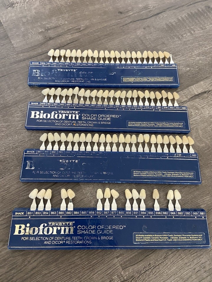 Trubyte Bioform Shade Guides - 4 count | eBay