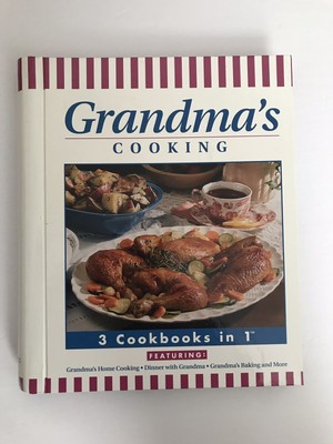 Grandmas Cooking 3 Cookbooks in 1! Home Cooking, Dinner, Baking | eBay