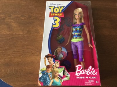 DISNEY TOY STORY 3 BARBIE LOVES ALIEN BARBIE DOLL 2009 MATTEL NIB ...