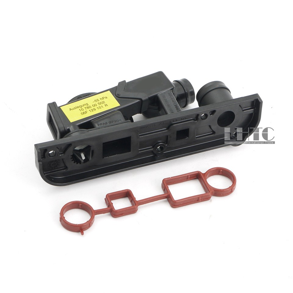 OEM Oil Separator PCV Pressure Control Valve & Gasket For VW Audi 2.0 ...