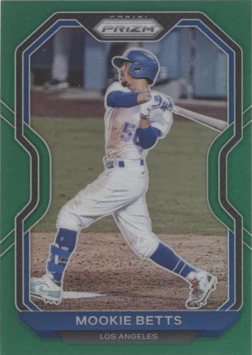 2021 Panini Prizm - Tier III Mookie Betts #244 Green Prizm for sale ...
