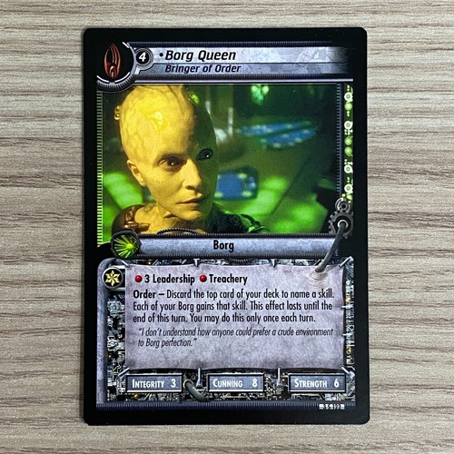 STAR TREK QUEEN BORG ORDER BEARER CARD GAME CCG DECIPHER 2003 | eBay