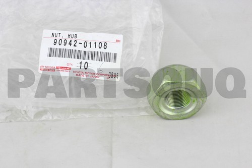 9094201108 Genuine Toyota NUT, HUB (FOR AXLE) 90942-01108 | eBay