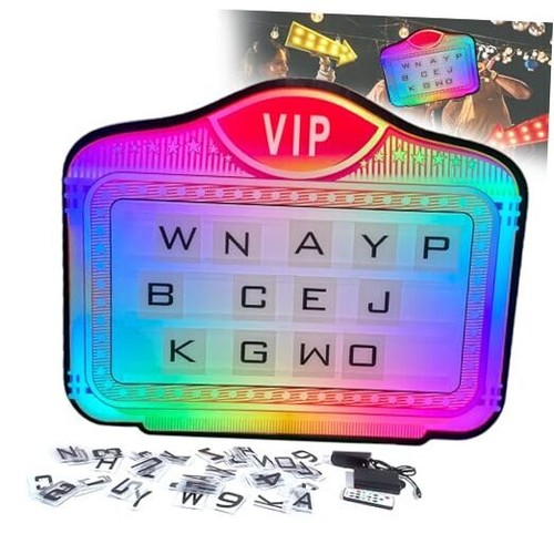 LED Letter Bottle Presenter, VIP Bottle Service Sign Color Display ...