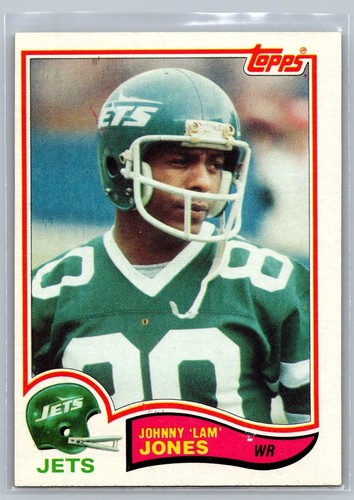 1982 TOPPS CARD # 170 Johnny "Lam" Jones - New York Jets | eBay