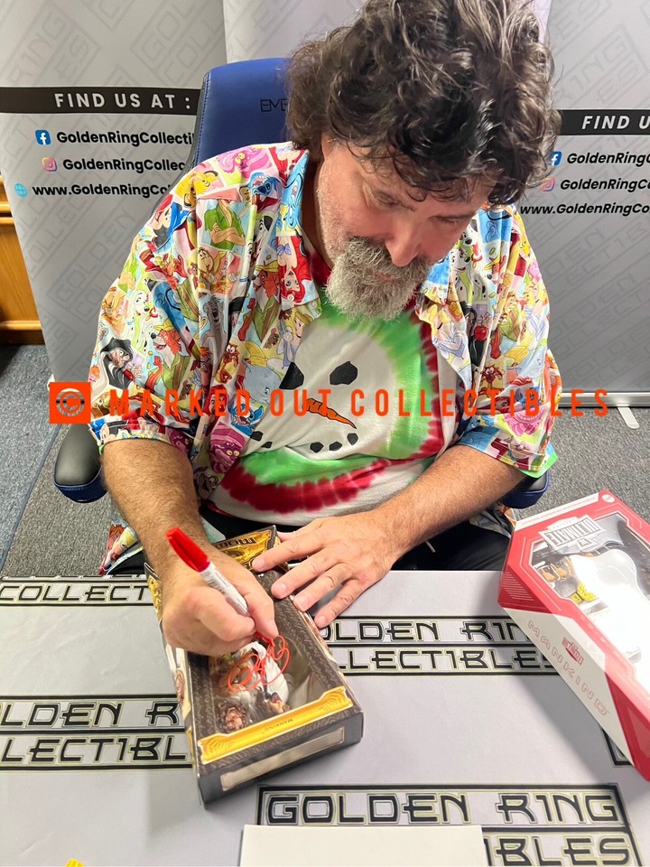 WWE MICK FOLEY Signed Mattel Mankind Defining Moment RSC Figure ...