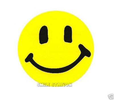 15 Smiley Happy Face Stickers Kid Bday Party Goody Bag Favor Teacher ...