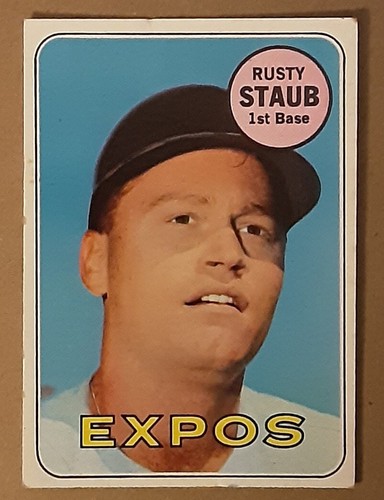 ⚾️ 1969 Topps #230 Rusty Staub Montreal Expos ⚾️ | eBay