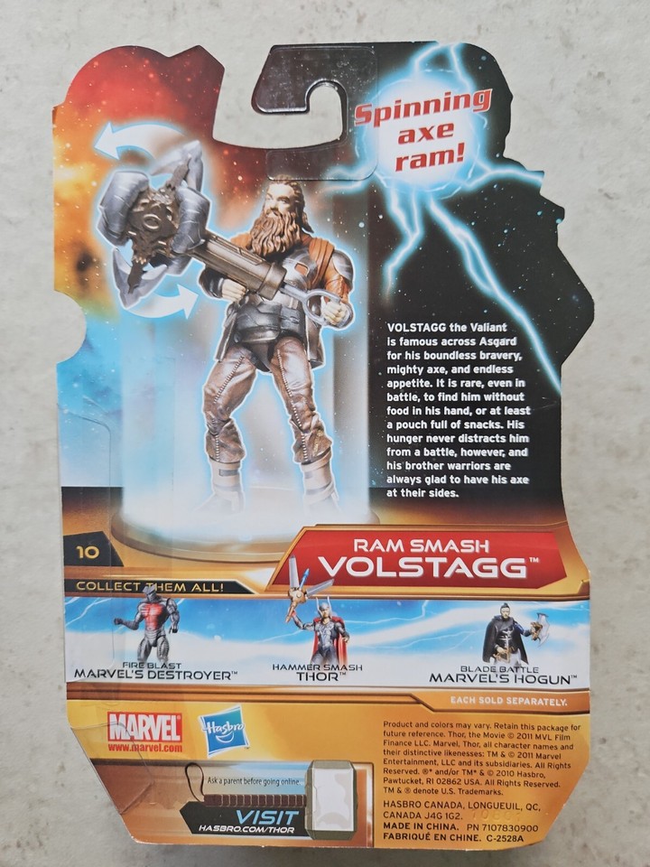 NEW MARVEL THOR THE MIGHTY AVENGER RAM SMASH VOLSTAGG ACTION FIGURE ...