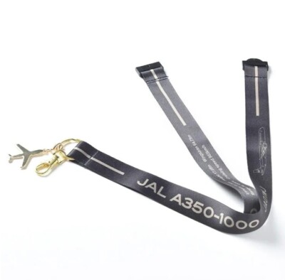 JAL Japan Airlines Airbus A350 Official Lanyard Neck Strap Keychain | eBay