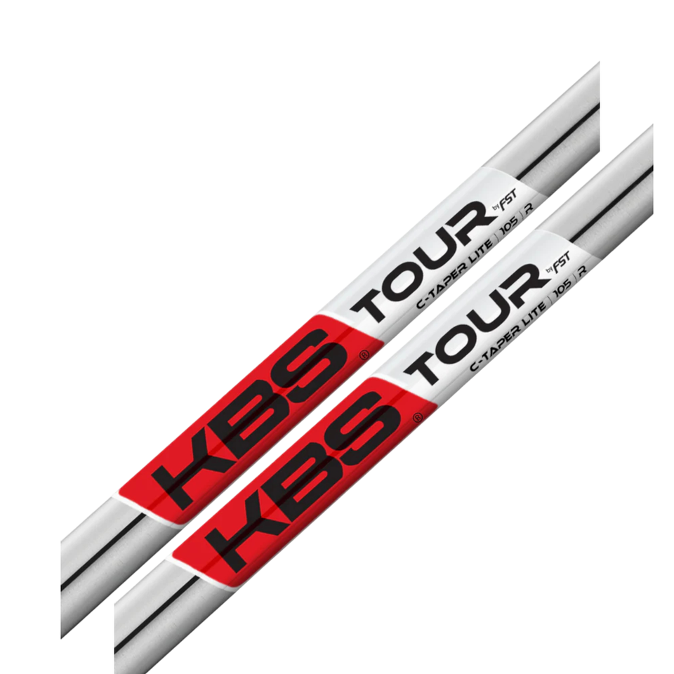 KBS Tour C-Taper Lite Steel Iron Shafts Set .355 Tip – Regular / Stiff ...
