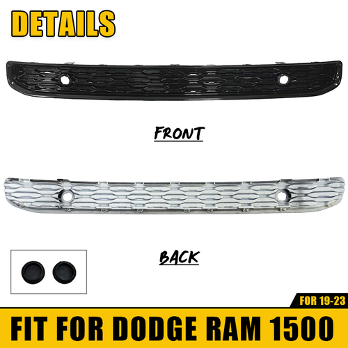 Front Bumper Lower Grille Grill For 2019-2023 Dodge Ram 1500 4-Door ...