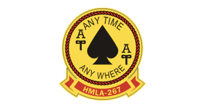 4" us marine corps hmla-267 attack helicopter sq bumper sticker decal ...