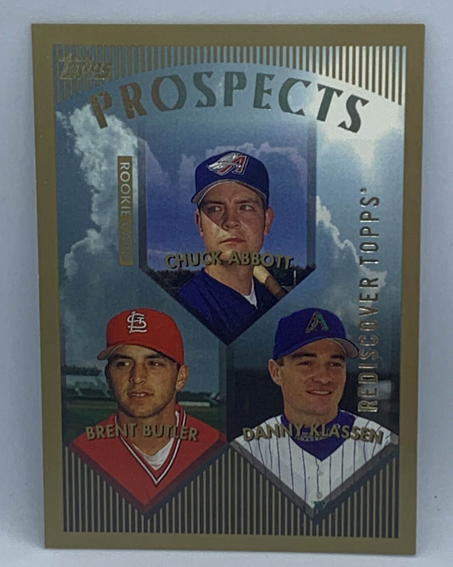2017 Topps Series 2 Buyback Prospects Danny Klassen Brent Butler Chuck ...