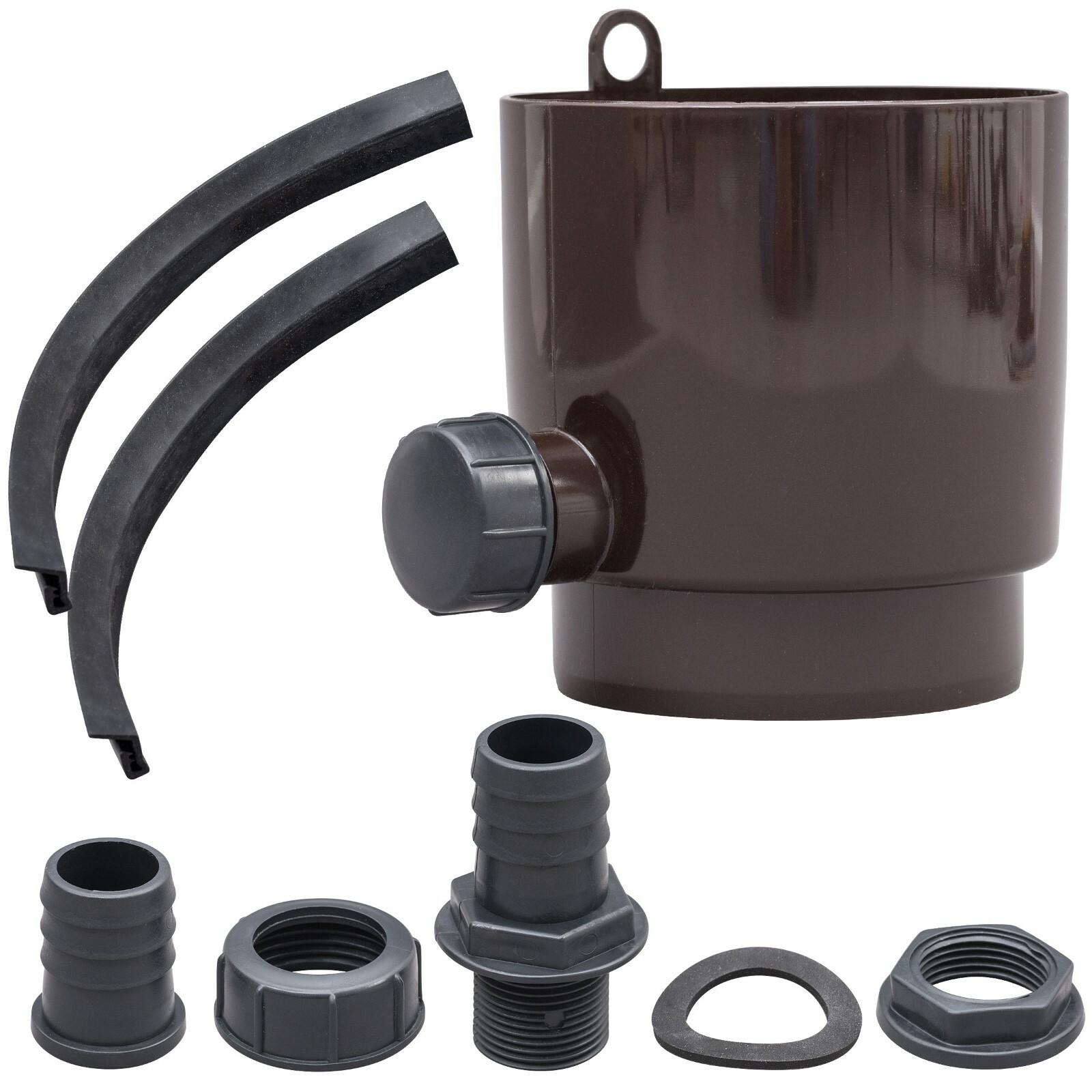 Regensammler mit Überlaufstop DN 105 Farbe Braun RAL-8017 MARLEY 079530 ...