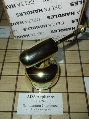 NEW DELTA Faucet H72PB Single Pol. Brass Handle for 1300/1400 Series T ...